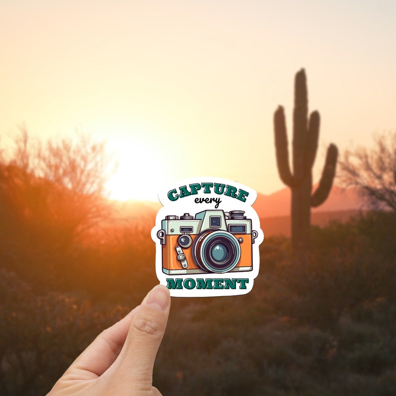Photography Stickers, Retro Sticker Decal, Positive Sticker, Capture ...