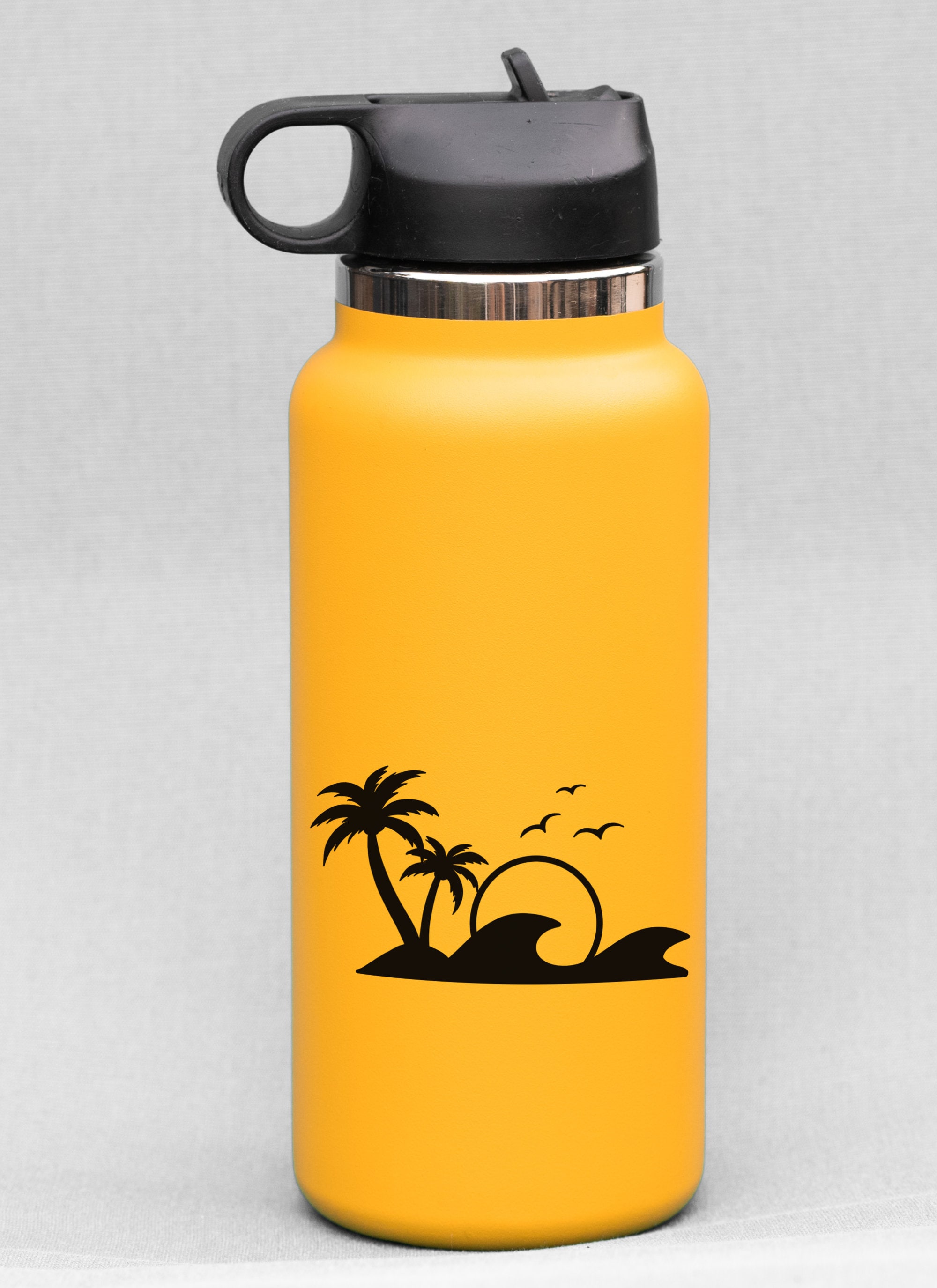 BEACH SUNSET Vinyl Decal Adventure Decal Ocean Nature Decal - Etsy