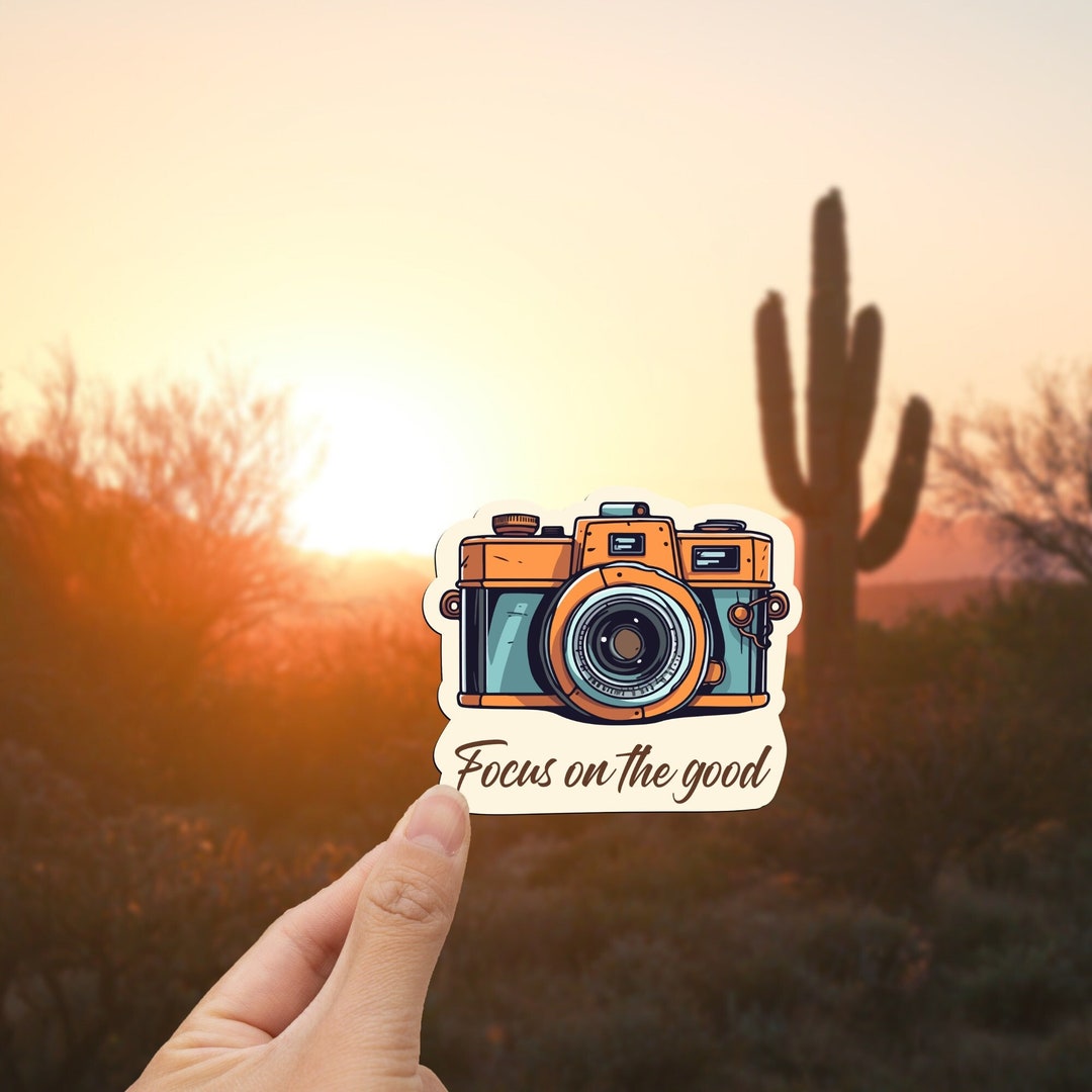 Photography Stickers, Retro Sticker Decal, Positive Sticker, Focus on ...