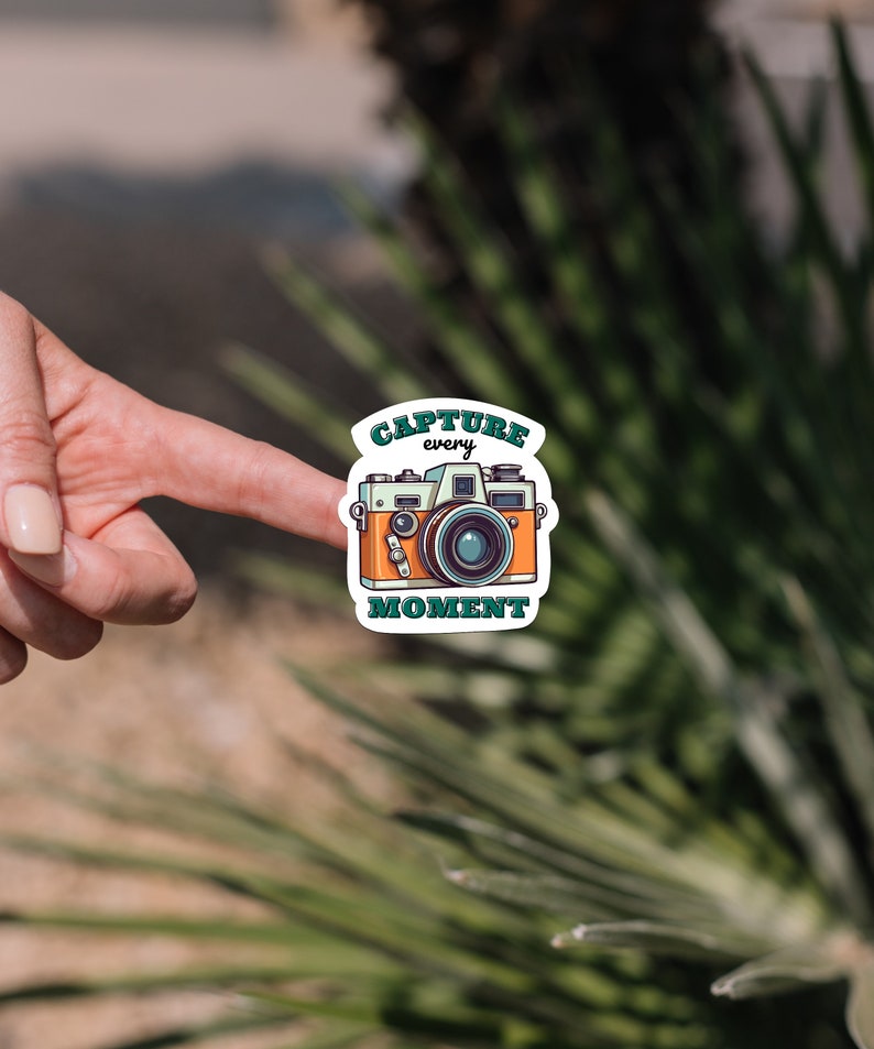 Photography Stickers, Retro Sticker Decal, Positive Sticker, Capture ...