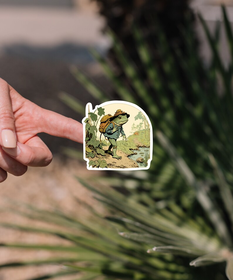 Cottagecore Frogs Sticker Pack, Choose Your Material, Vintage Toad ...