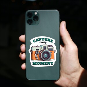 Photography Stickers, Retro Sticker Decal, Positive Sticker, Capture ...
