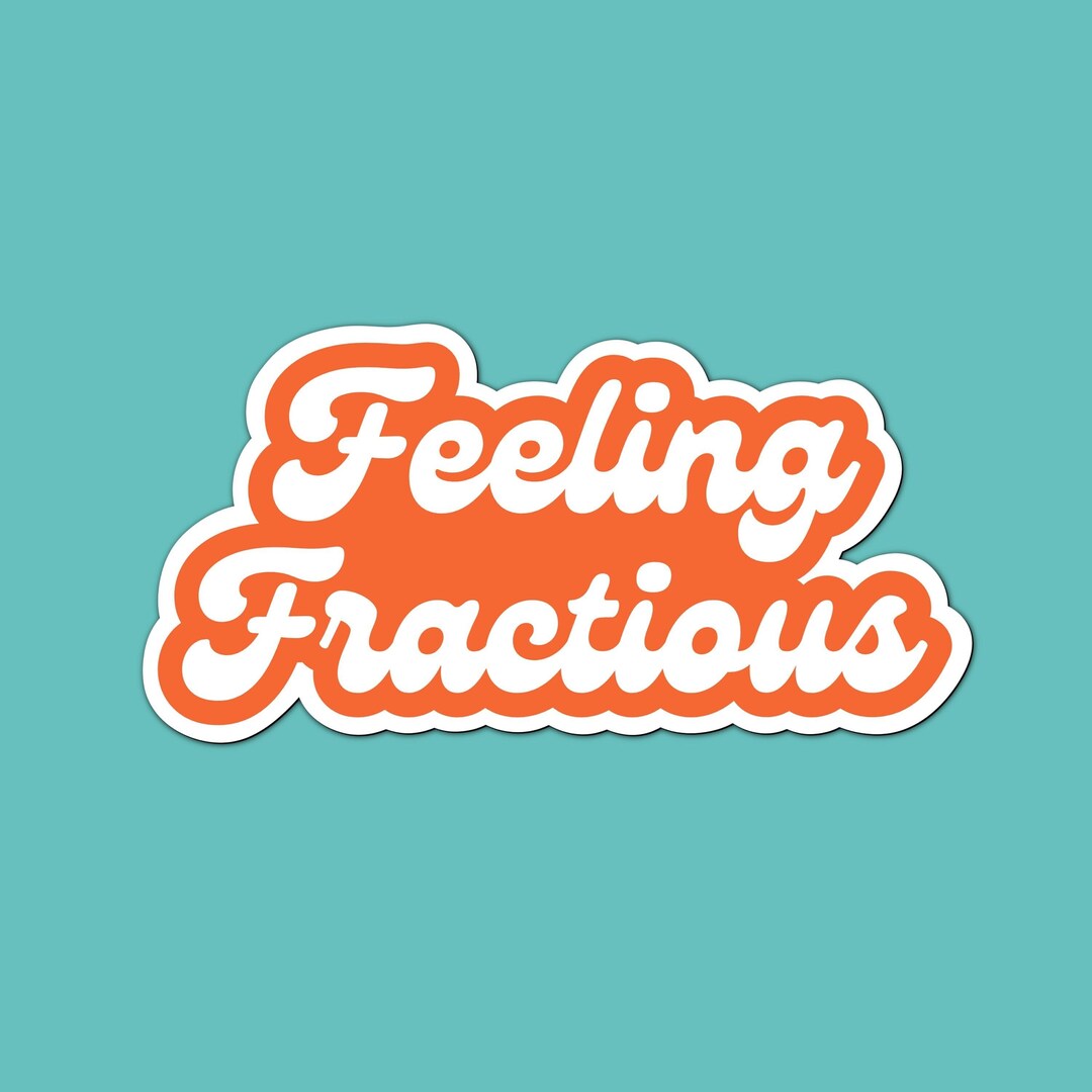 Feeling Fractious, Funny Cat Sticker, Veterinarian Gift for Vet Techs ...