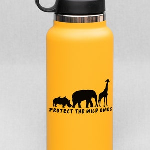 Protect Wildlife Awareness Decal, Adventure Decal, Cute Wild Animal ...