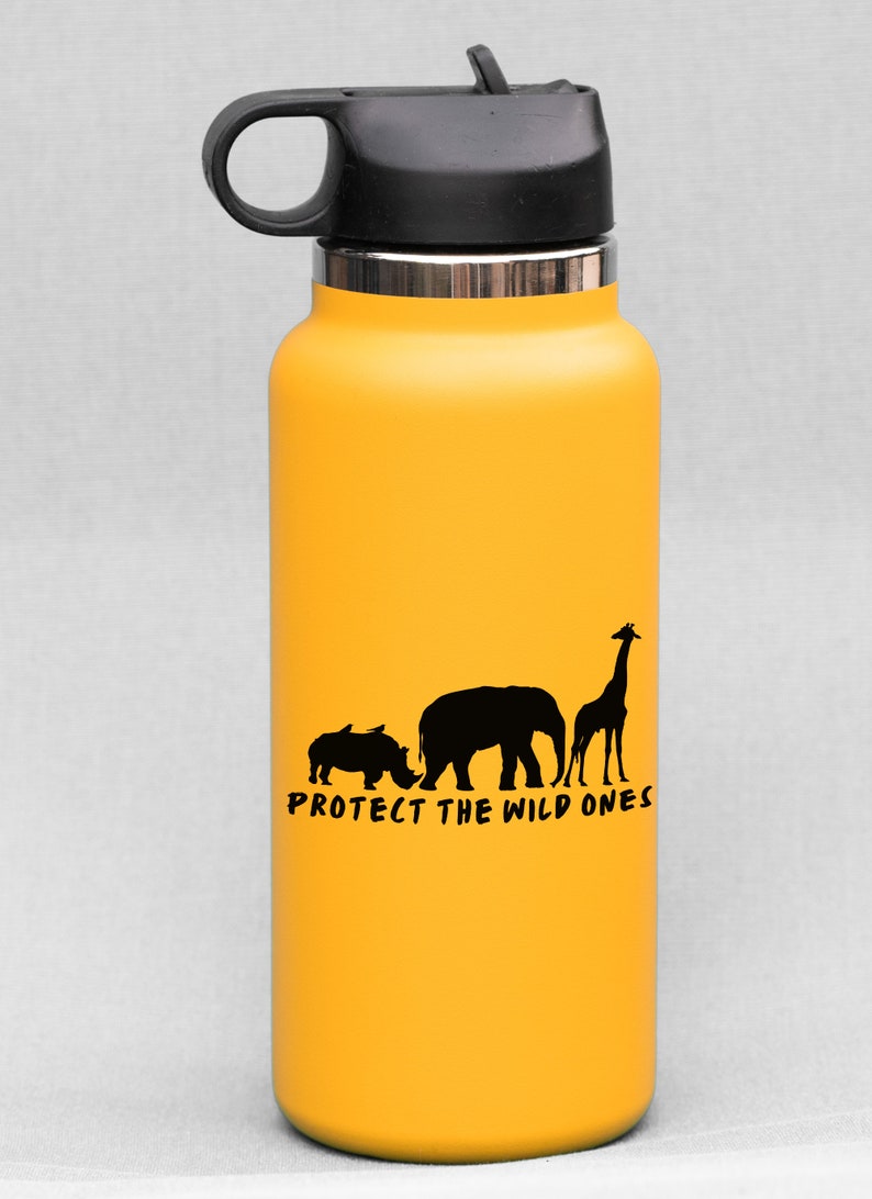 Protect Wildlife Awareness Decal, Adventure Decal, Cute Wild Animal ...