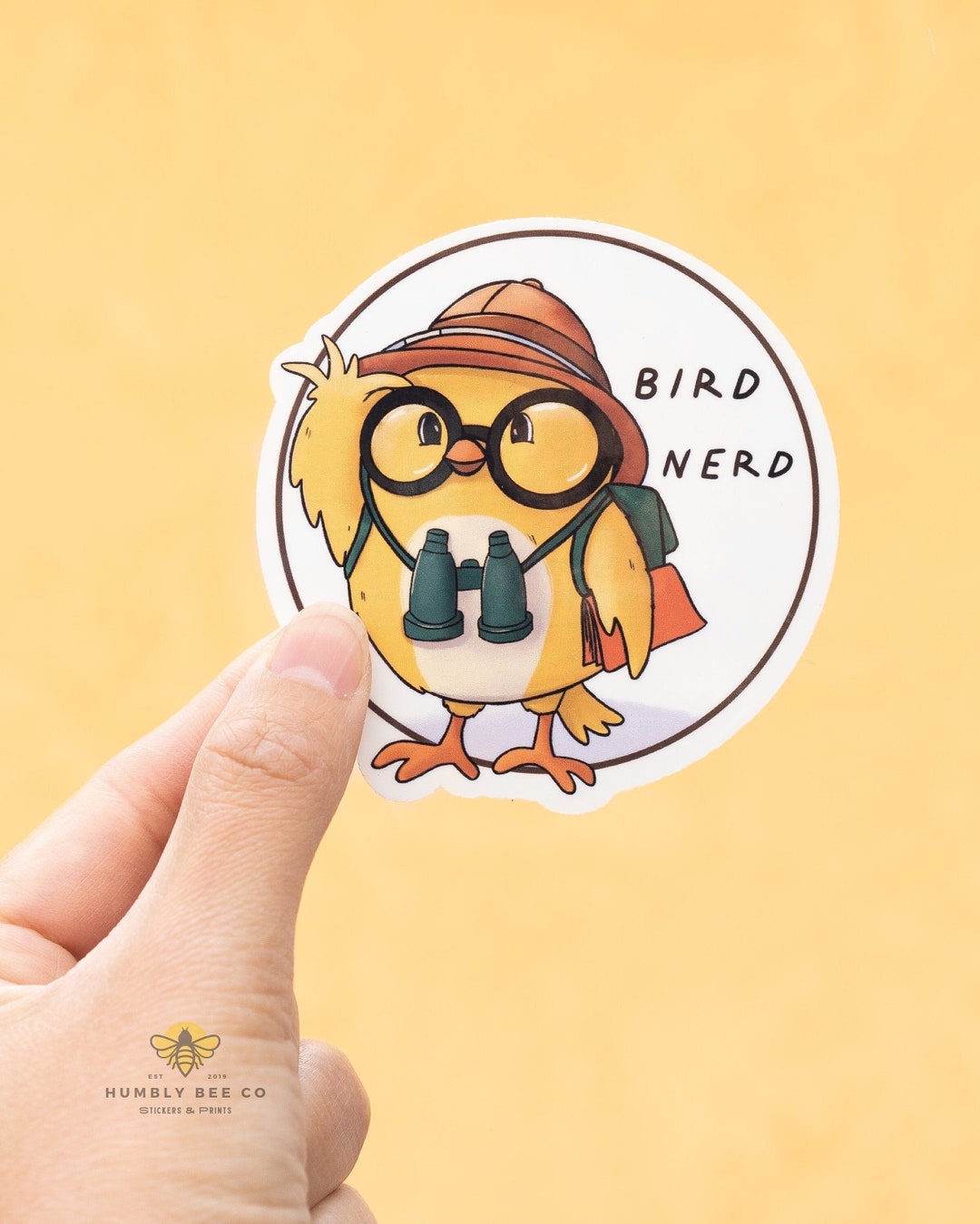 Bird Nerd Sticker Cute Birding Sticker Bird Lovers Gifts for - Etsy