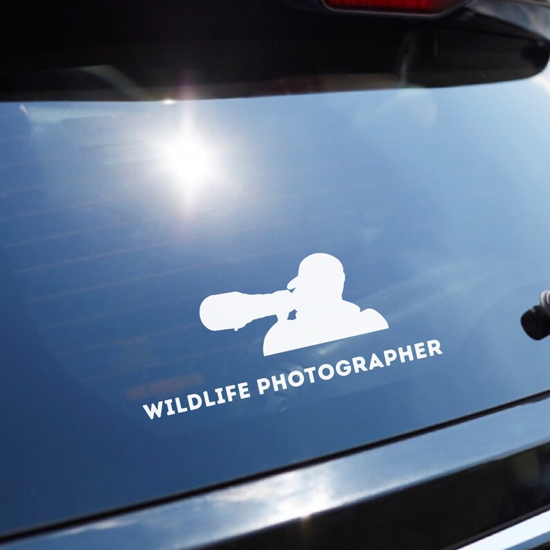 Wildlife Photographer Cool Car Window Decal Adventure Decal - Etsy