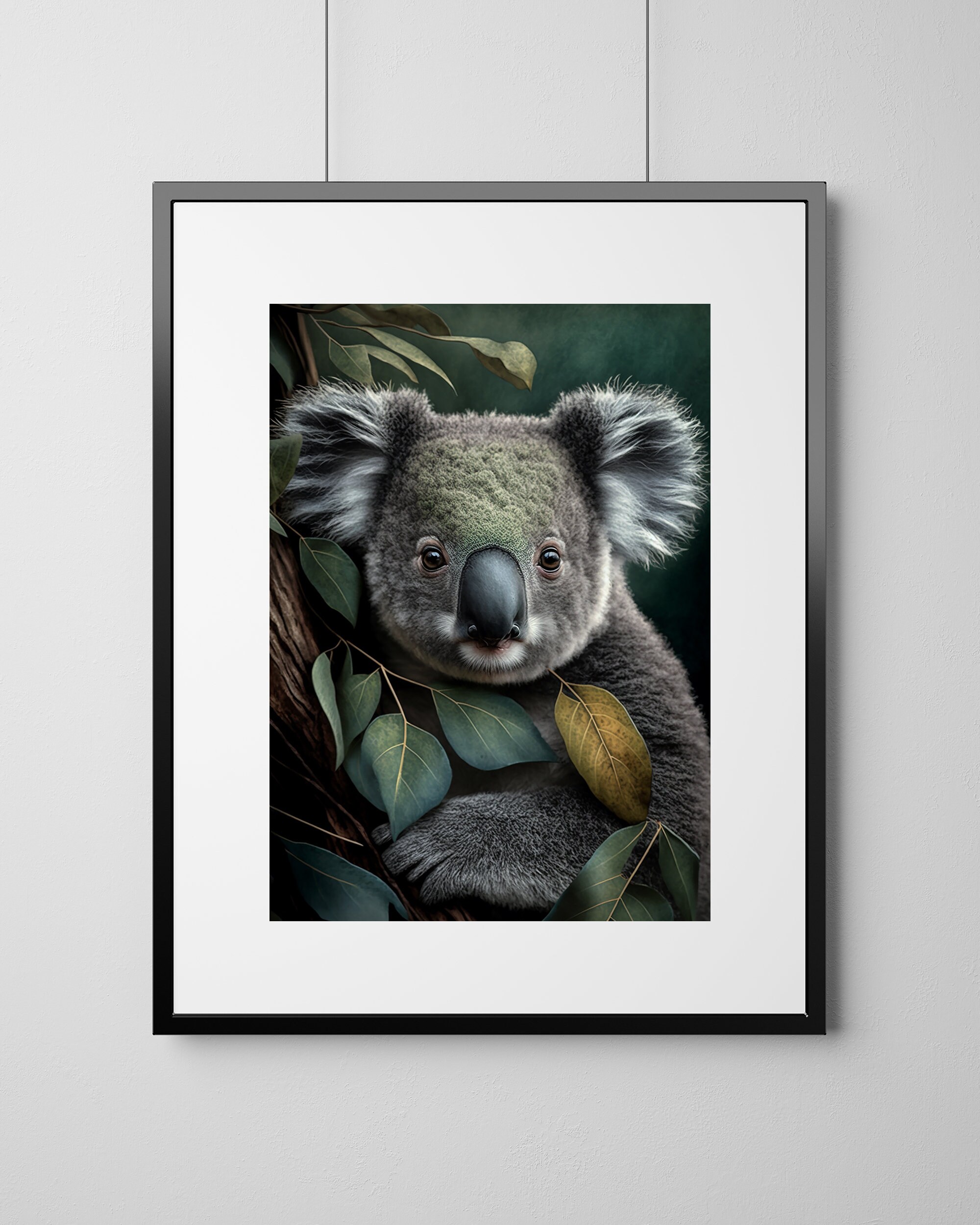 Koala Print, Printable Koala Photo Print, Large Poster Safari, Koala ...
