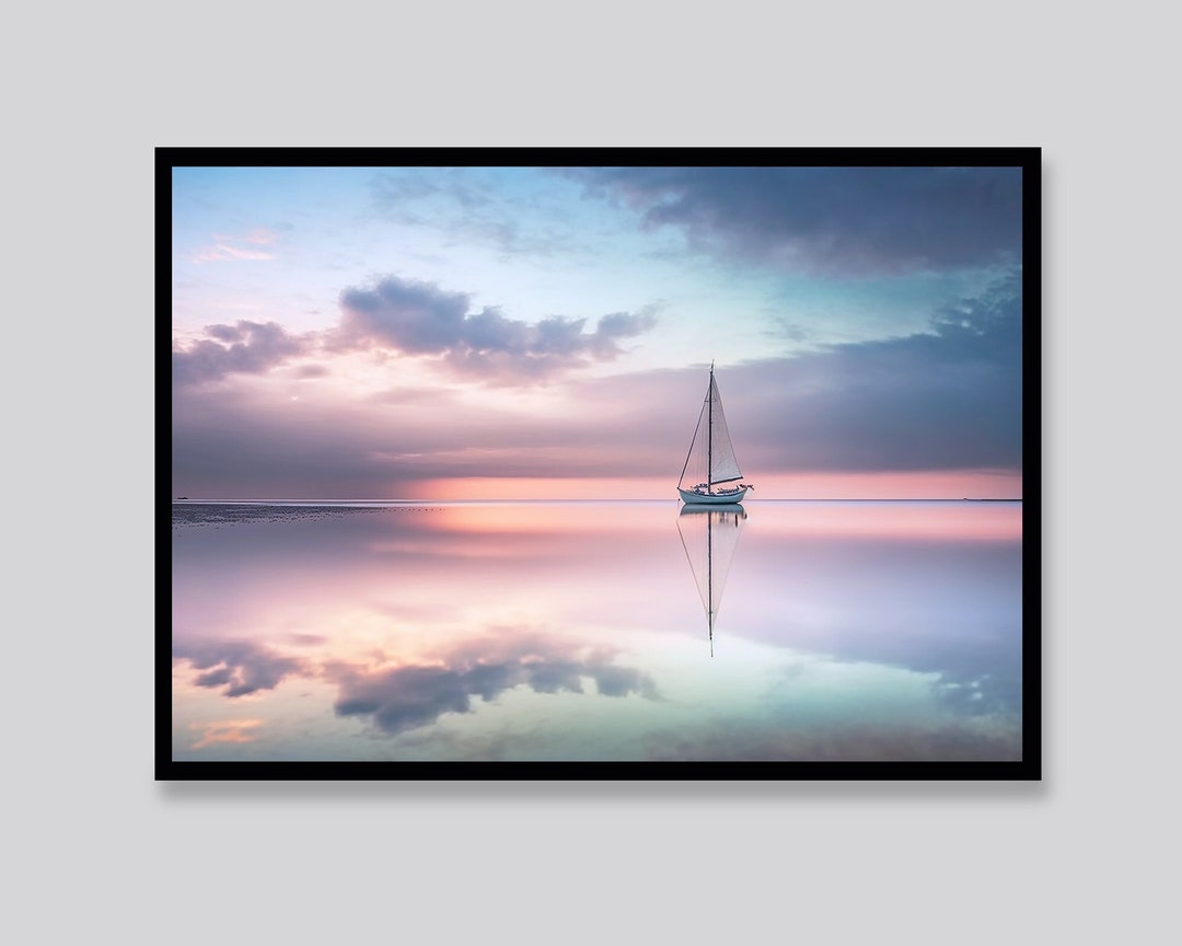 Coastal Digital Seascape | Digital Printable | Ocean Landscape ...