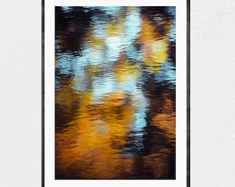 Water Reflection Digital Art - Etsy