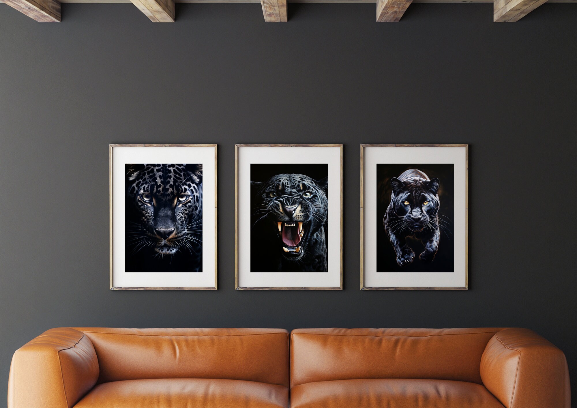 Black Leopard Print, Printable Photo Print, Large Animal Poster, Wild ...
