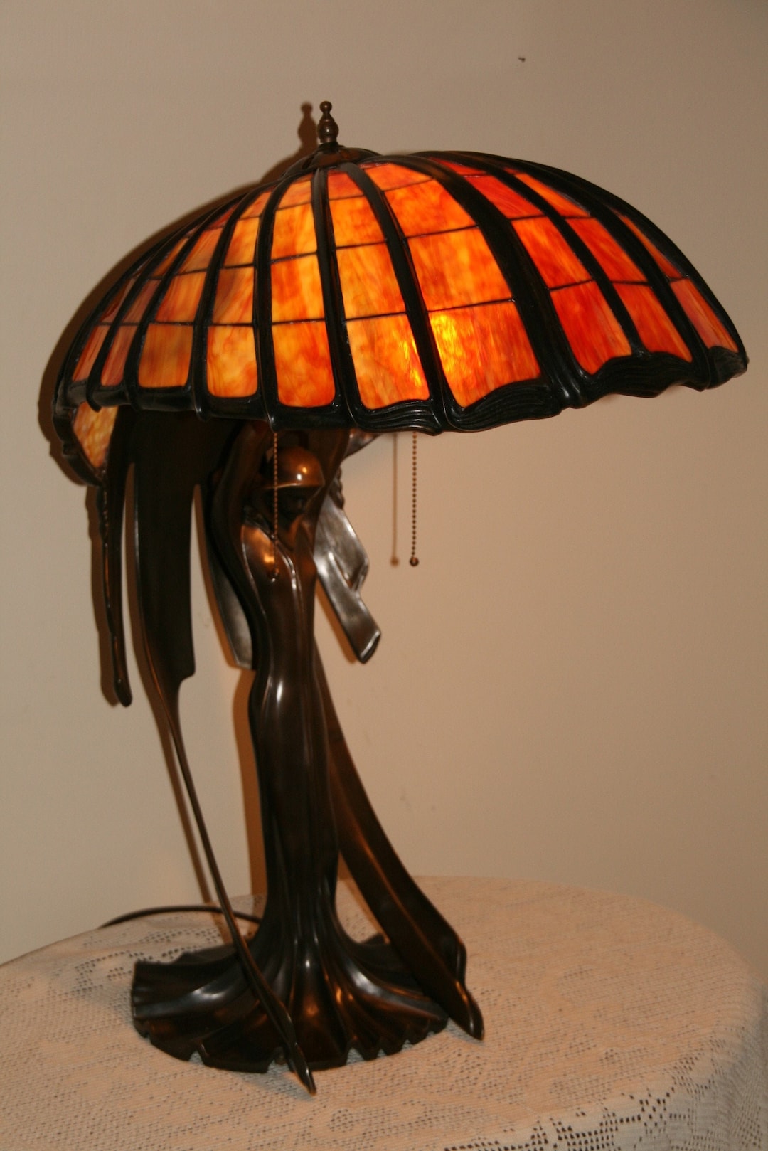 Table Lamp Flying Lady - Etsy