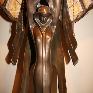 Table Lamp Flying Lady - Etsy