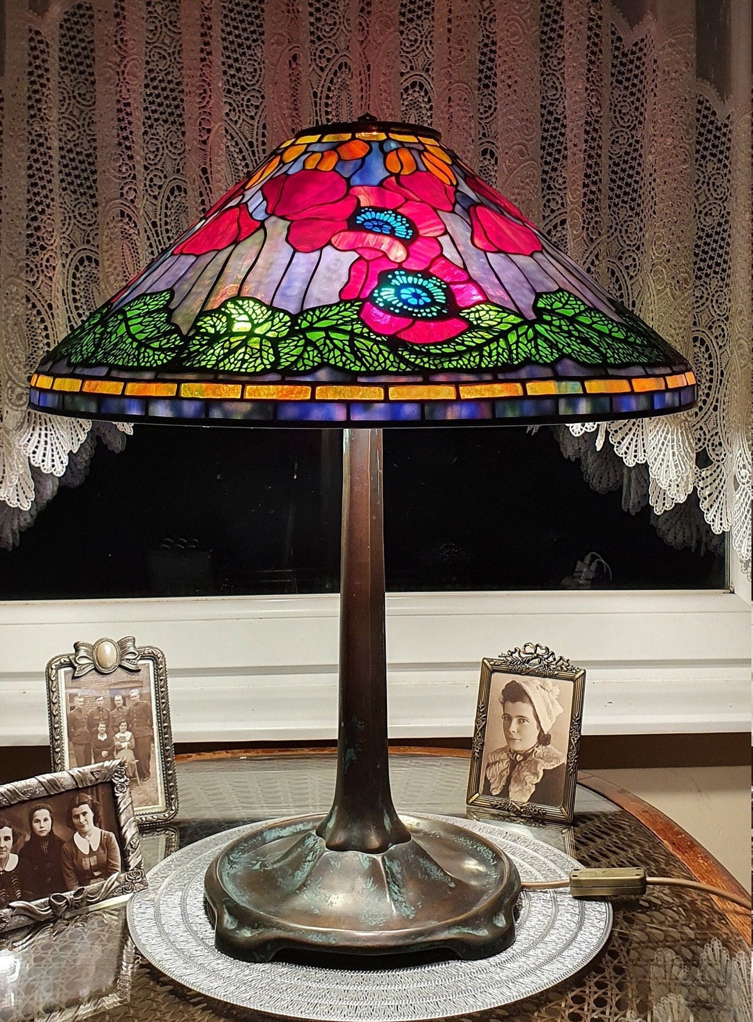 Tiffany Replica Lamp POPPY 20 - Etsy