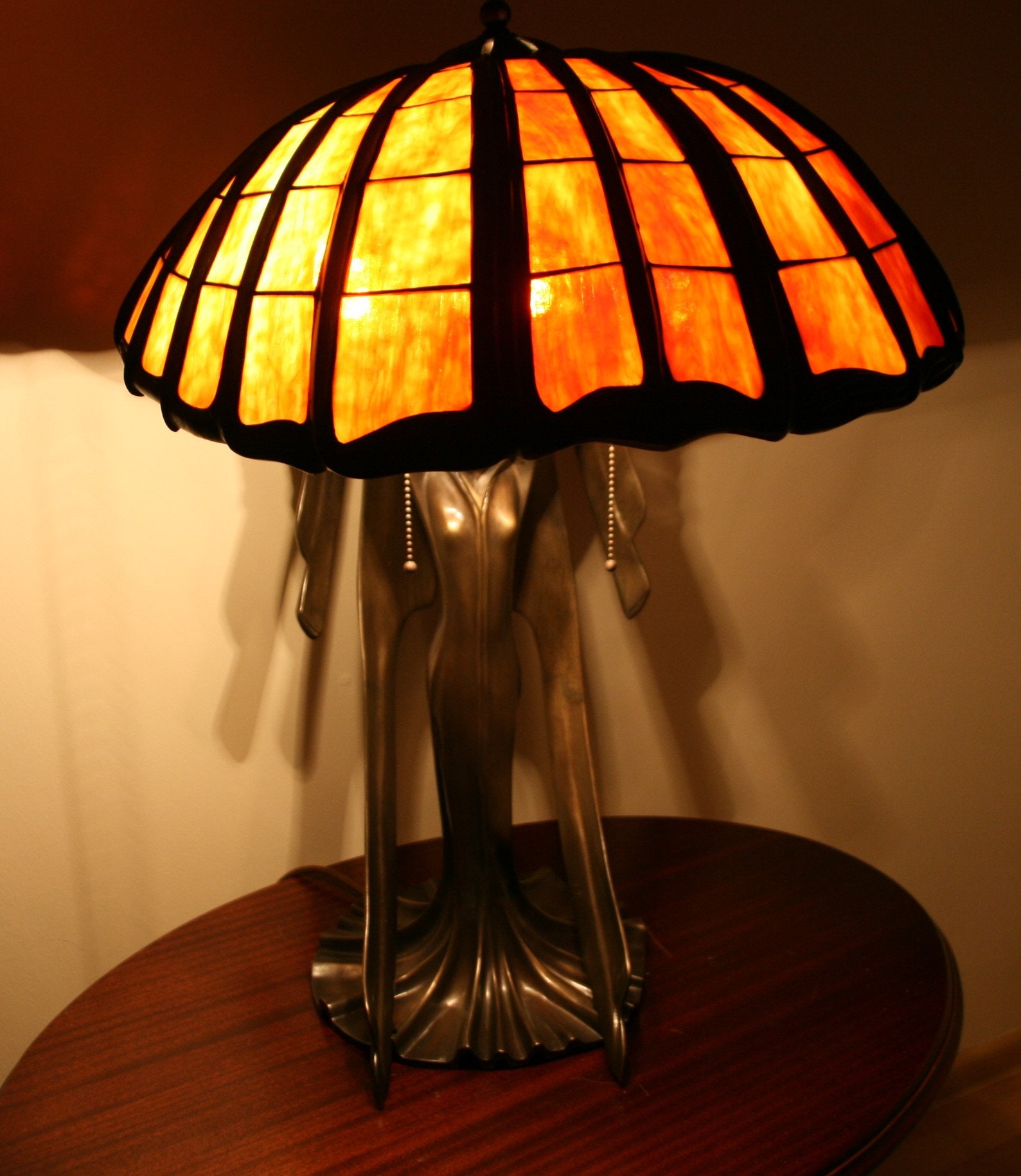 Table Lamp Flying Lady - Etsy