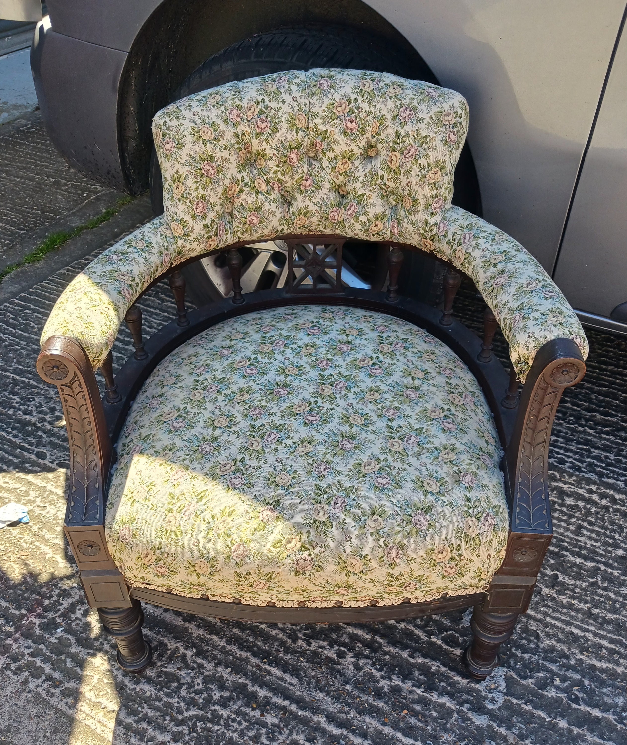 Victorian tub chair store