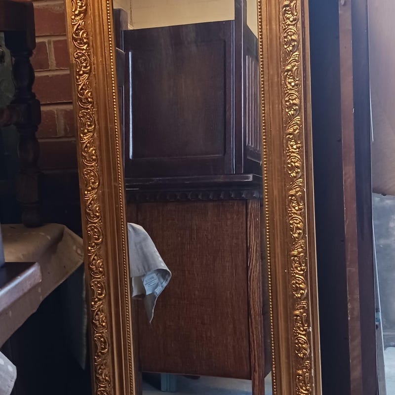 Reproduction Gold Mirror - Etsy UK