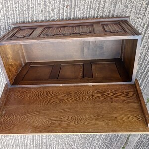 Antique Oak Carved Linenfold Blanket Box. - Etsy UK