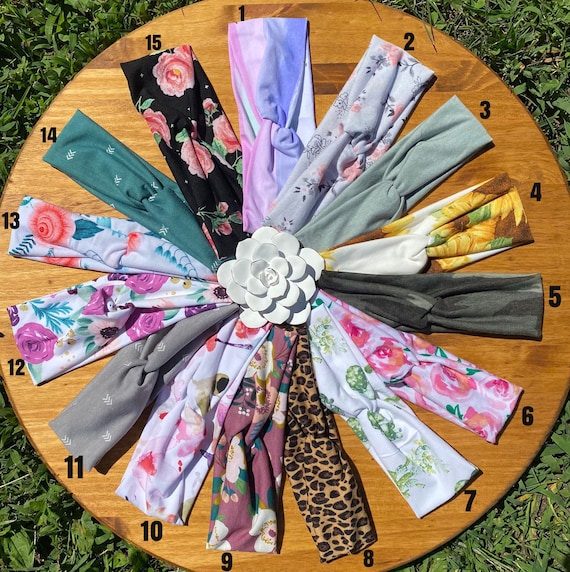 Set of 4 mix & match headbands ladies headbands head band | Etsy