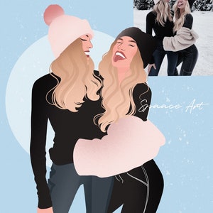 Custom Self Portrait Digital Faceless Portrait Personalized - Etsy