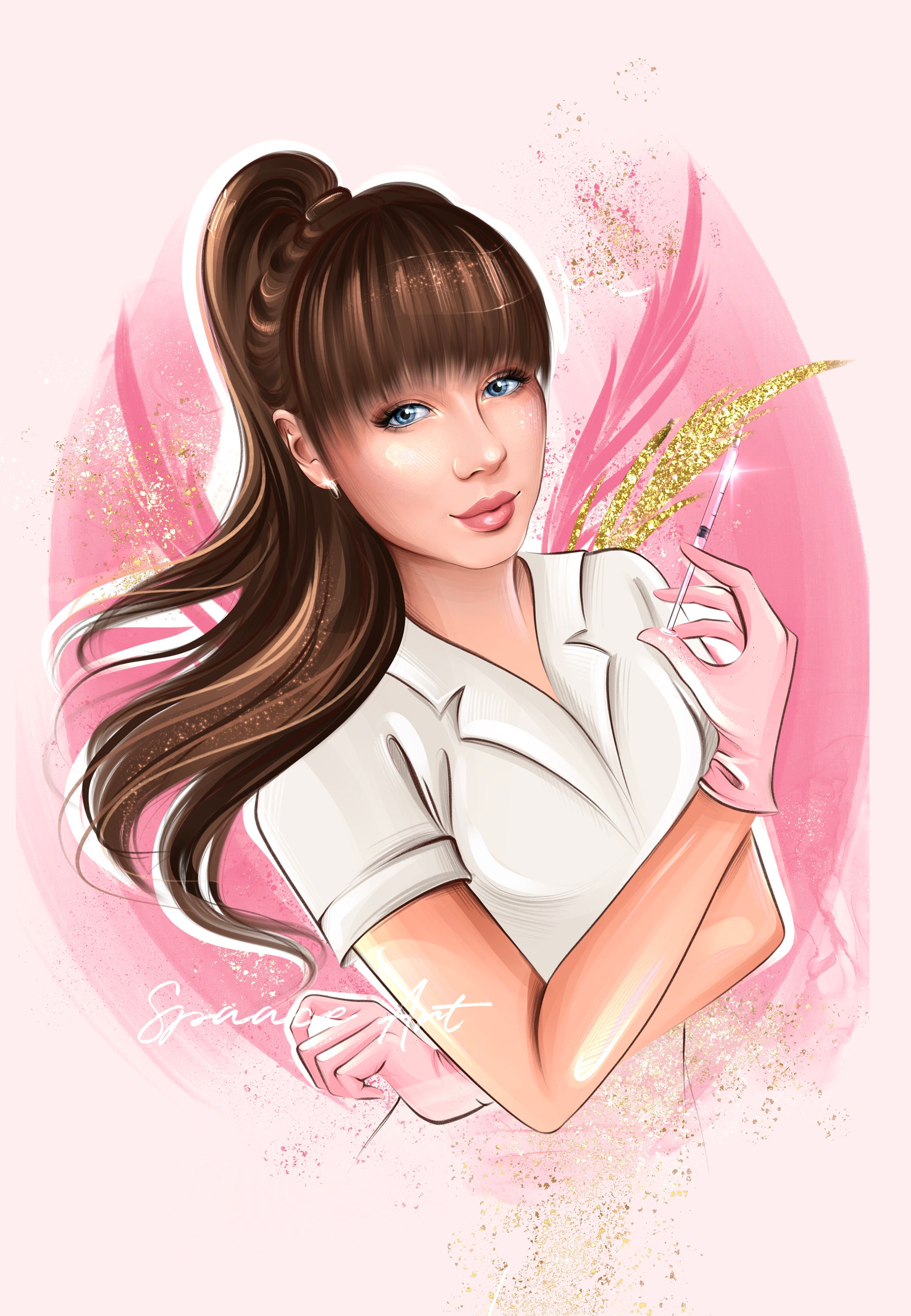 Hairdresser Cartoon Logo Hair Stylist Logo Design Barber Logo - Etsy