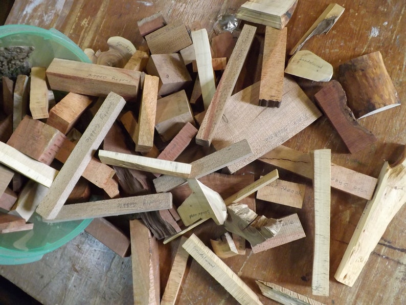 Unique Wood Offcuts for Bead, Jewellery Making and Small Carving, All ...