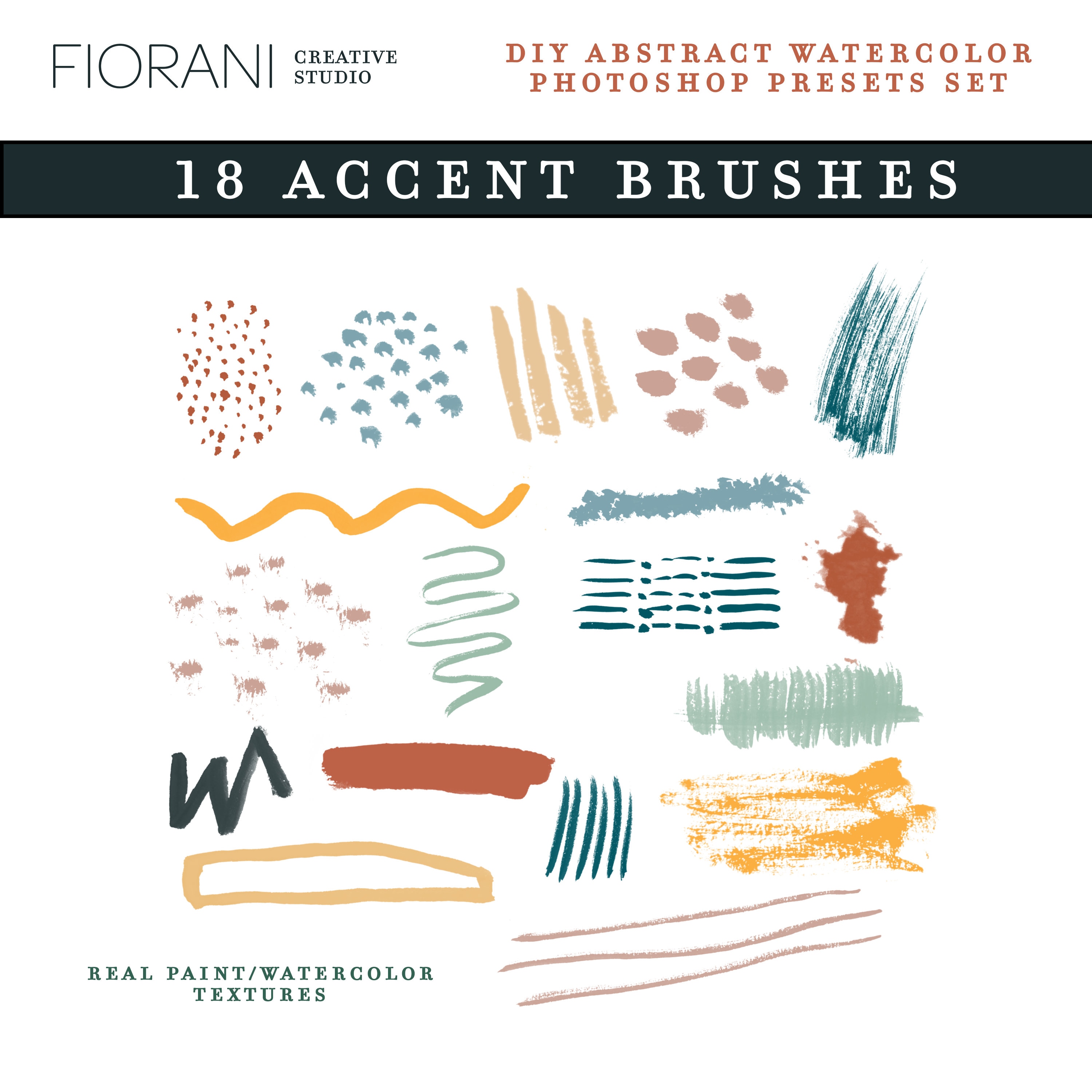 Photoshop Preset MEGABUNDLE - DIY Abstract Watercolor Pack - Custom ...