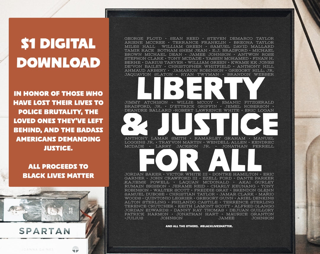 Liberty & Justice FOR ALL - Digital Download - Proceeds to Black Lives ...