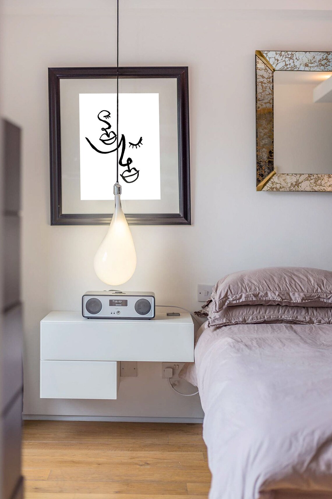 FACES 001 - DIGITAL DOWNLOAD - Painted Line Art Faces - up to 18" X 24 ...