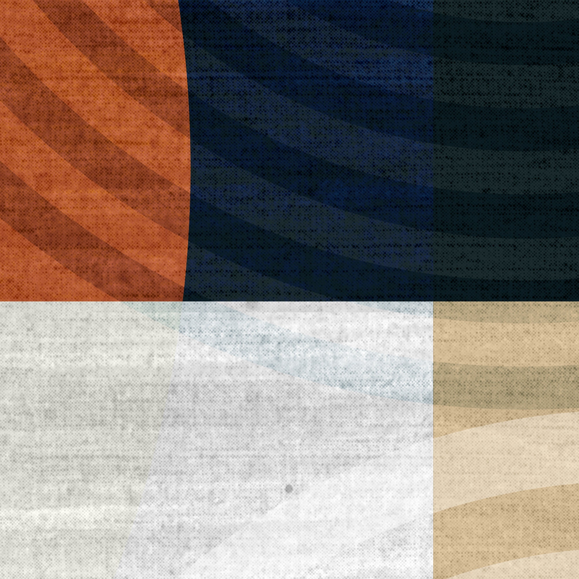 Mid-century Modern Abstract Geometric Art Print - Digital Download ...