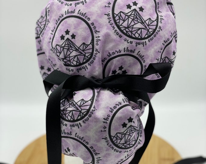 ACOTAR Scrub Cap, Night Court Scrub Cap, Bonnet Head Designs - Etsy