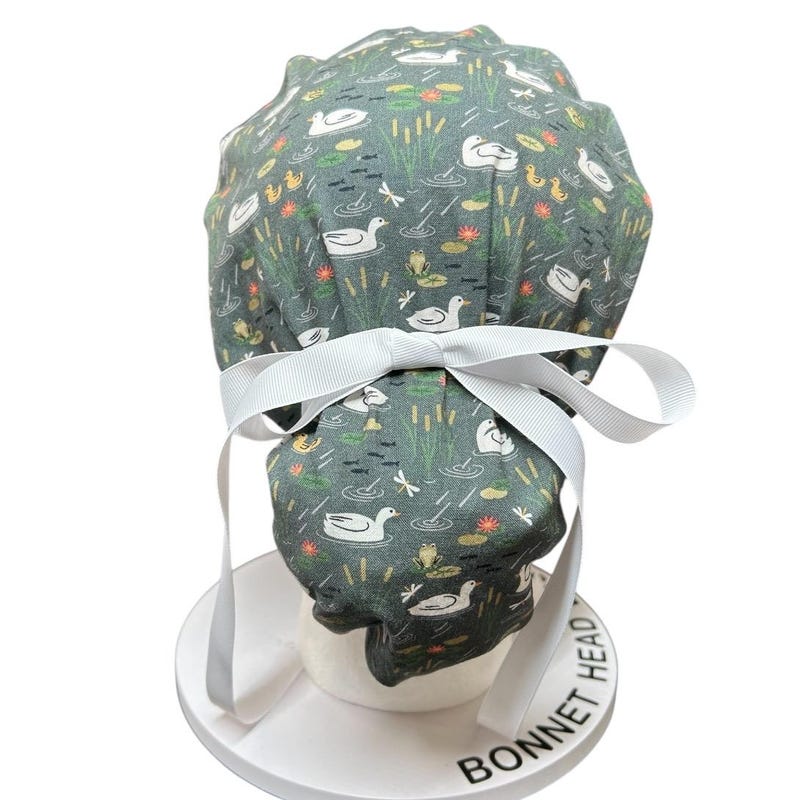 Scrub Hat With Cinch Ties - Etsy