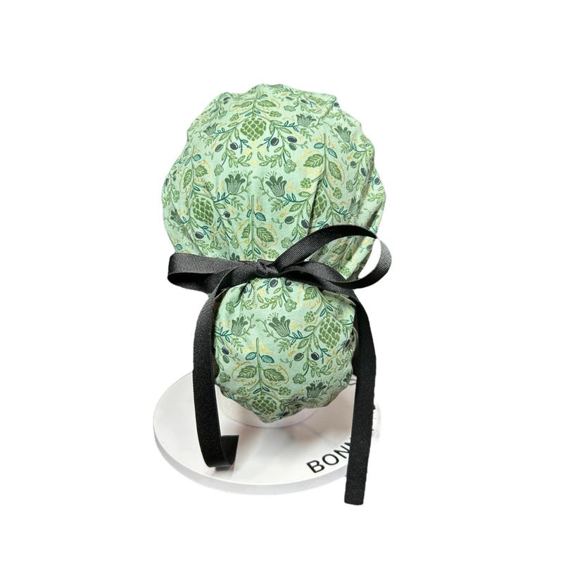 Green Gingham Scrub Cap - Etsy