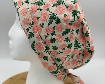 Cotton Scrub Cap Rifle Paper Co Bramble Pink Dianthus - Etsy