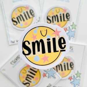 Smile Sticker, Smiley Face, Smiles, Happy Smile Sticker, Good Vibes ...