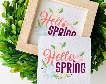 Interchangeable Hello Sign - Etsy