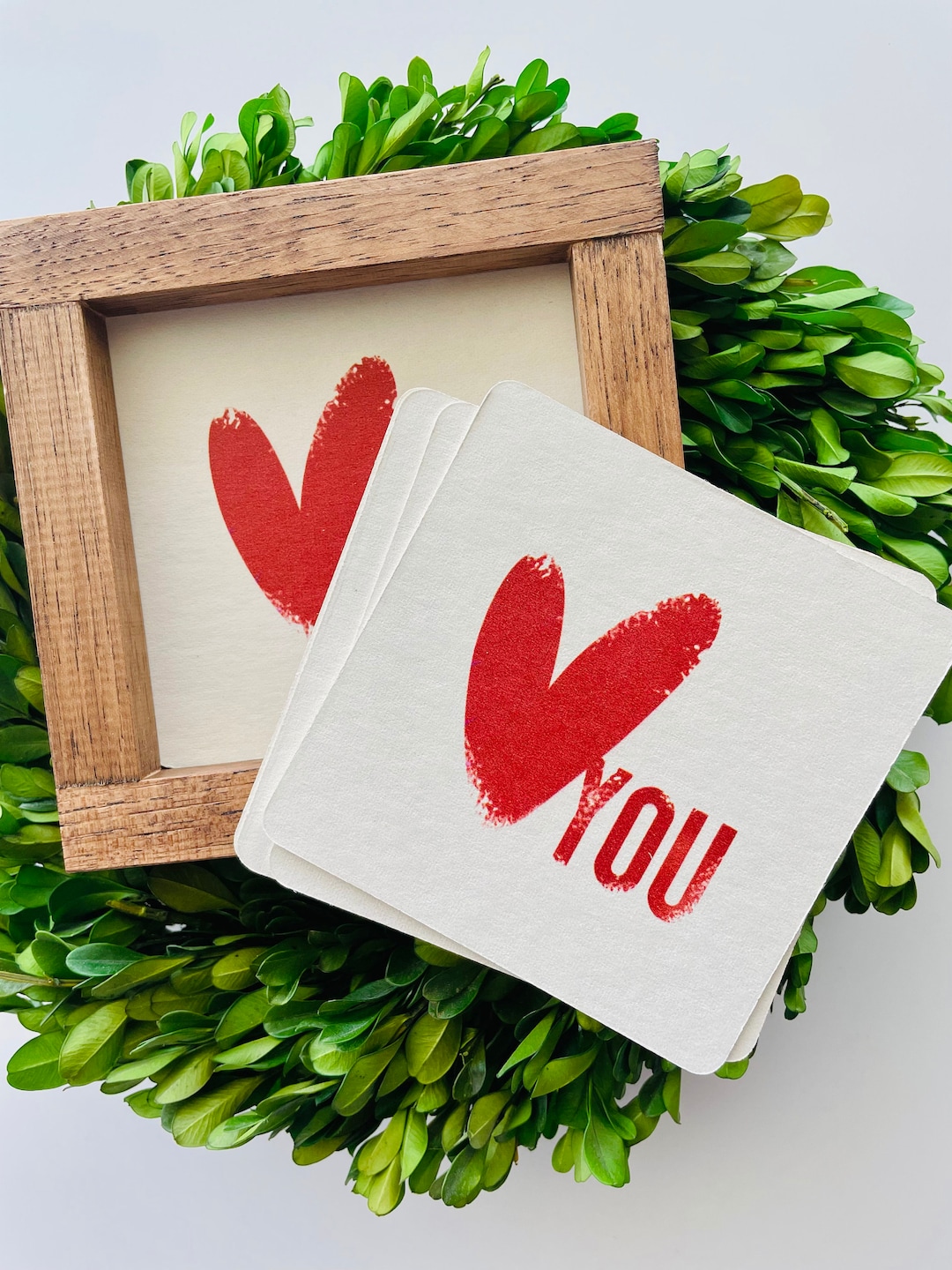 Love You Tile, Interchangeable Decor Sign, Tiered Tray, Seasonal Home ...