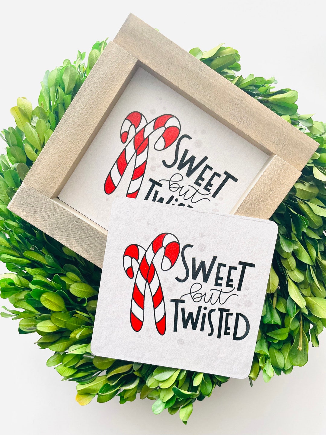 Sweet but Twisted Tile, Interchangeable Decor Sign, Tiered Tray ...