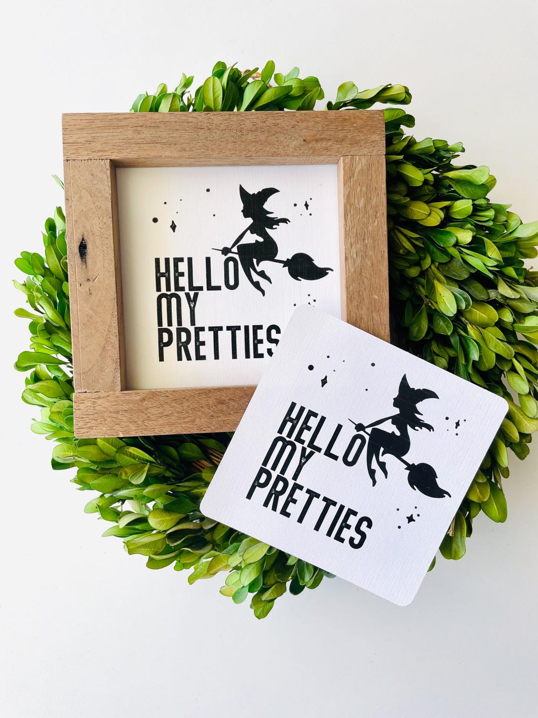 Hello My Pretties Tile, Halloween Decor, Interchangeable Tiles ...