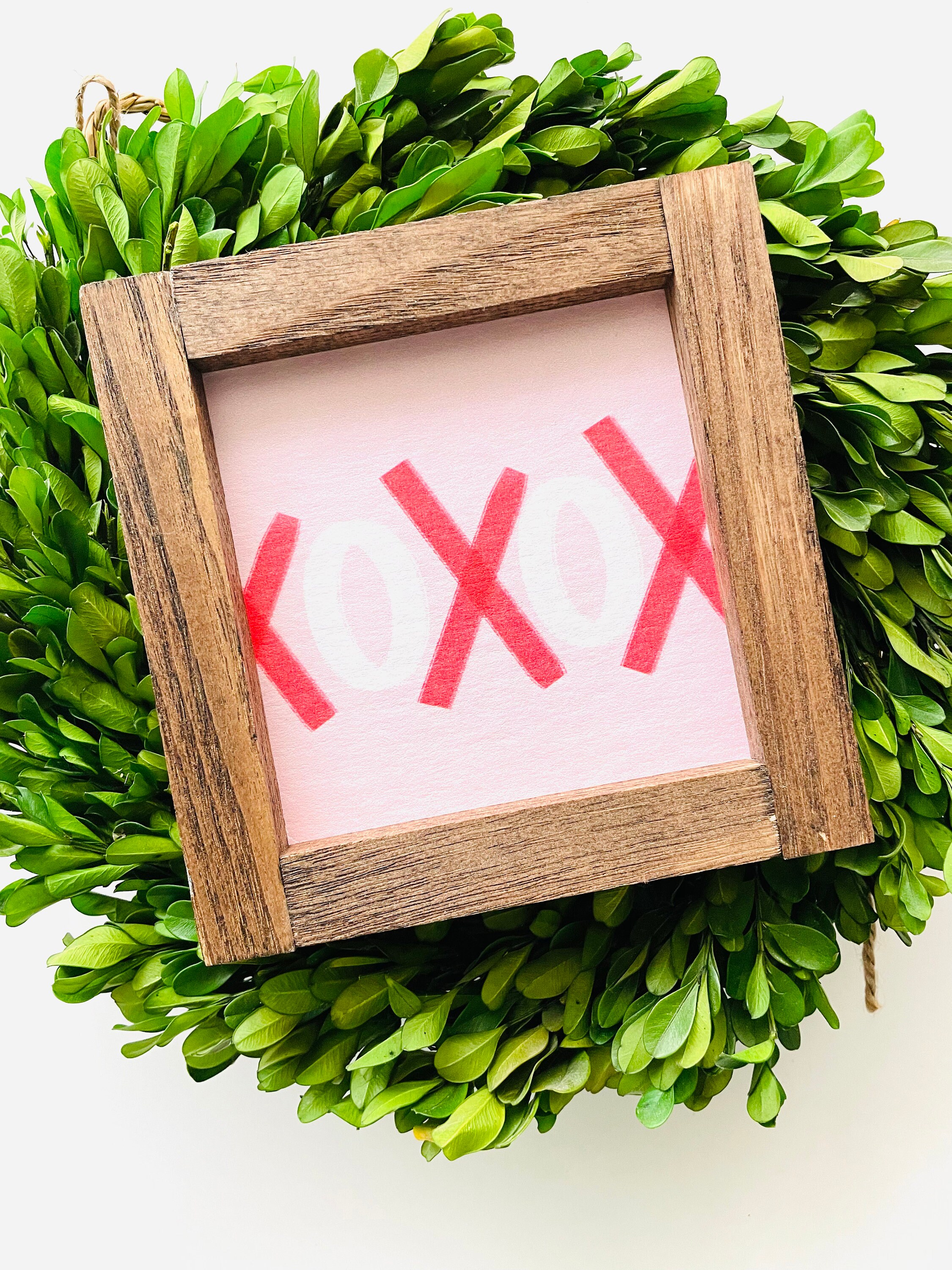 XOXO Tile, Interchangeable Decor Sign, Tiered Tray, Seasonal Home Decor ...