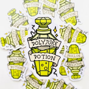 Polyjuice Potion Vinyl Sticker, Potions, Potion Master, Potter Sticker ...