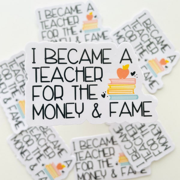 I Love Teaching Stickers - Etsy