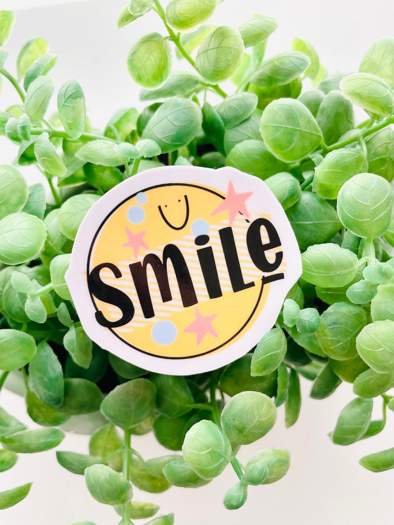 Smile Sticker Smiley Face Smiles Happy Smile Sticker Good - Etsy