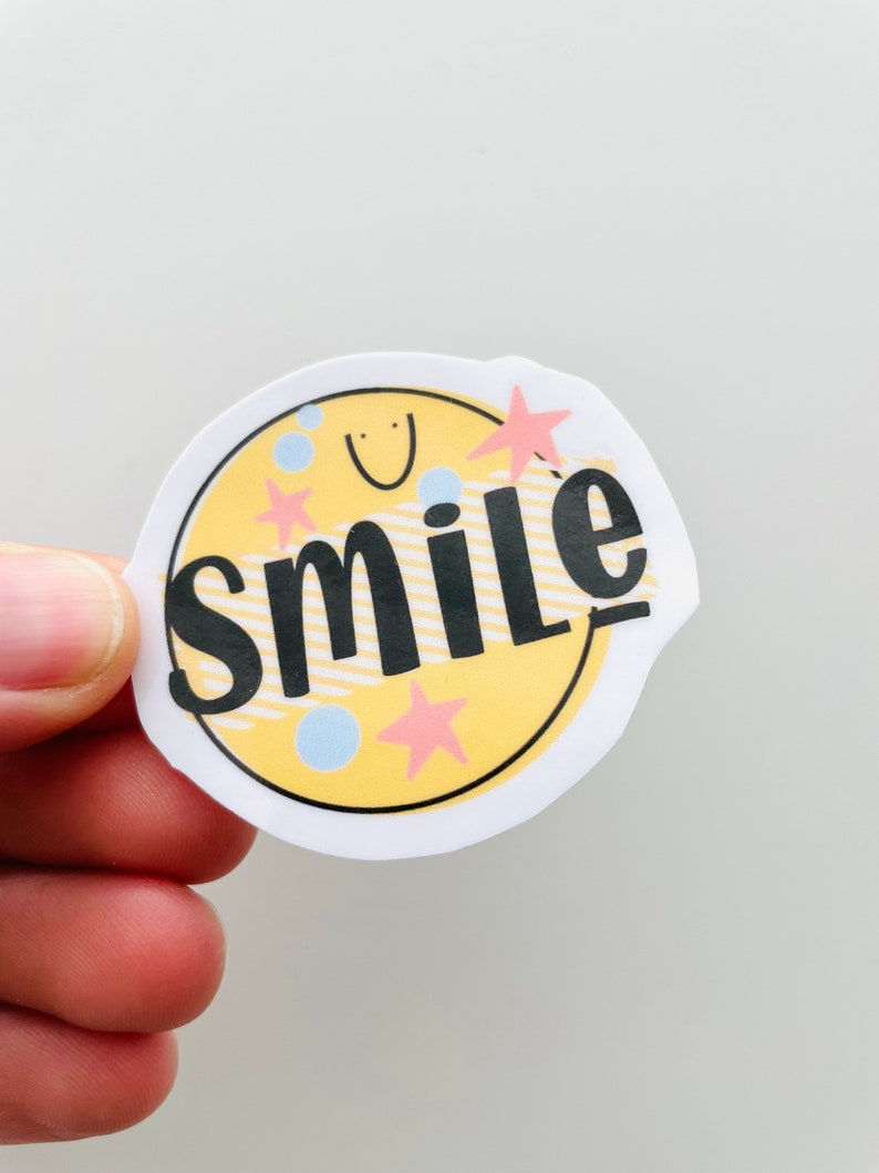 Smile Sticker Smiley Face Smiles Happy Smile Sticker Good - Etsy