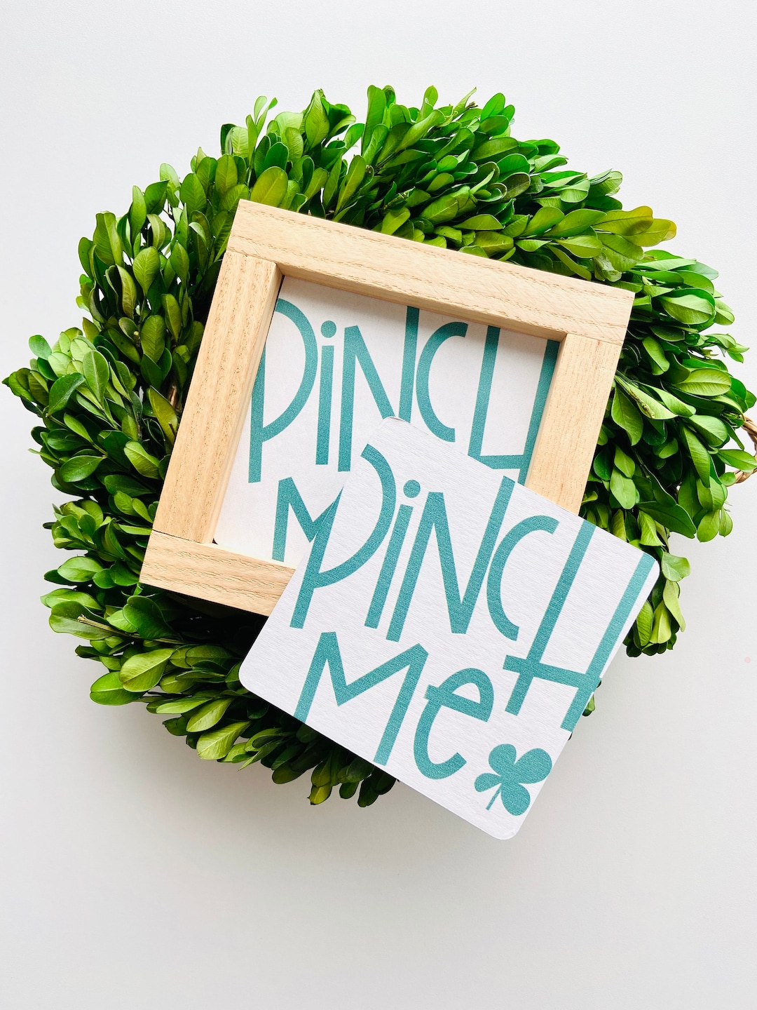 Pinch Me Tile, Interchangeable Decor Sign, Tiered Tray, Seasonal Home ...