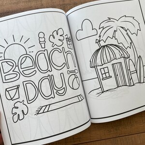 Color Me! Summer Coloring Book, Kids Coloring, Kids Activity, Children ...