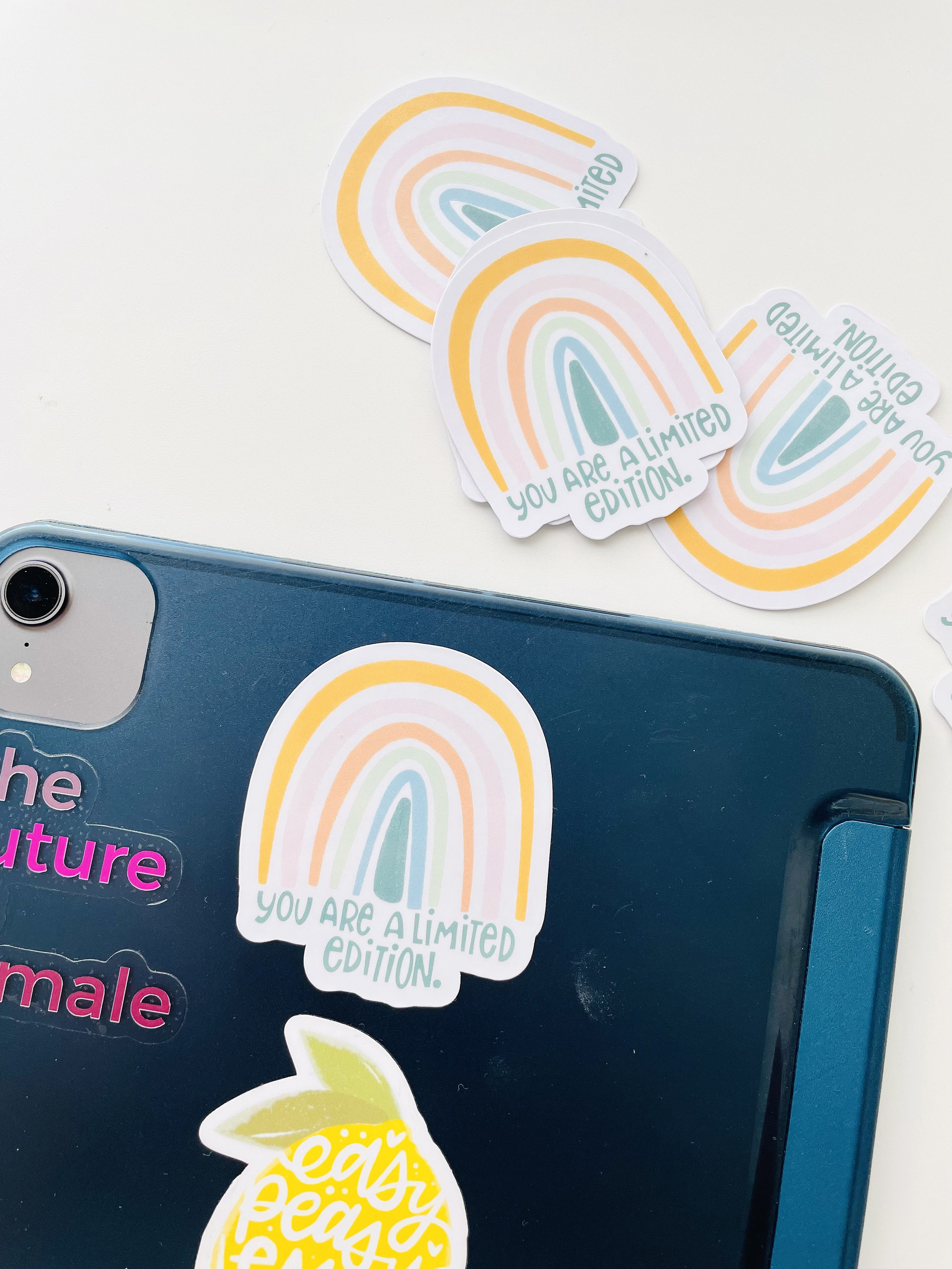 You Are a Limited Edition Vinyl Sticker, Bright Rainbow Sticker ...