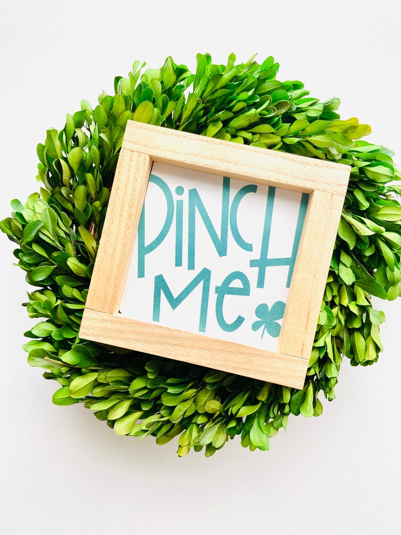 Pinch Me Tile, Interchangeable Decor Sign, Tiered Tray, Seasonal Home ...