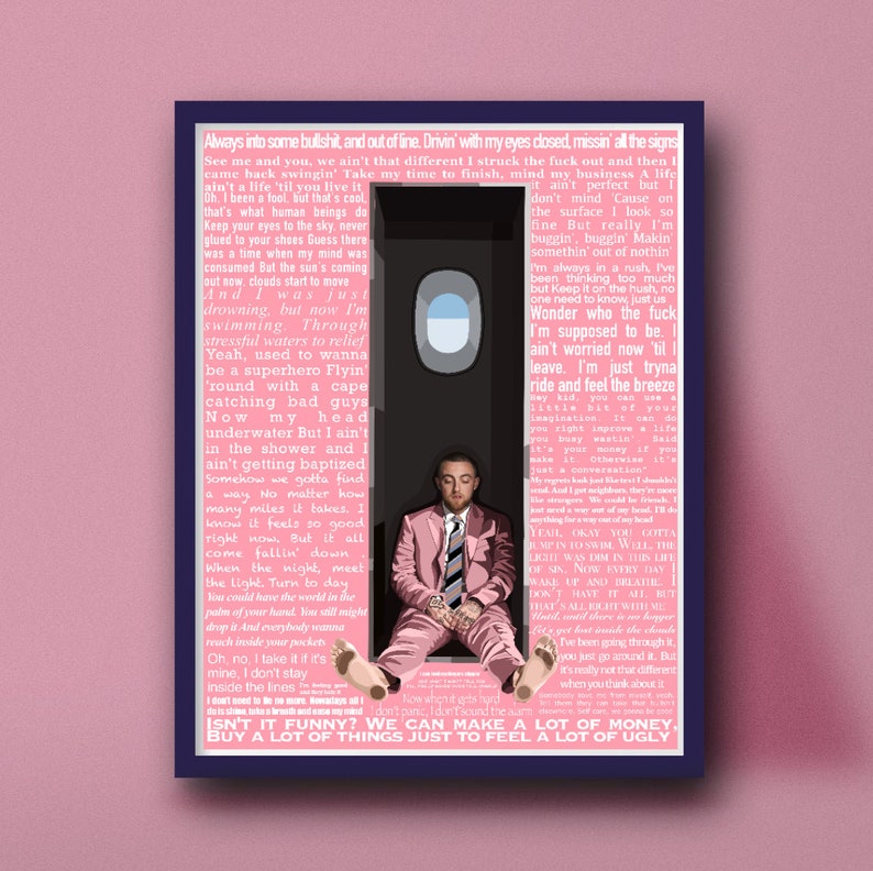Rip mac miller etsy poster - jazzhooli