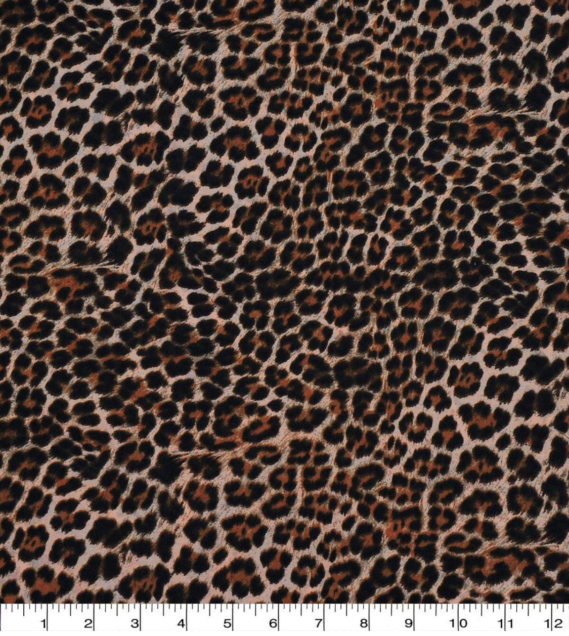Cheetah Print Fabric 100% Cotton | Etsy